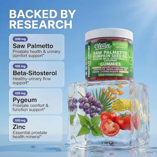 natural saw palmetto supplement gummies