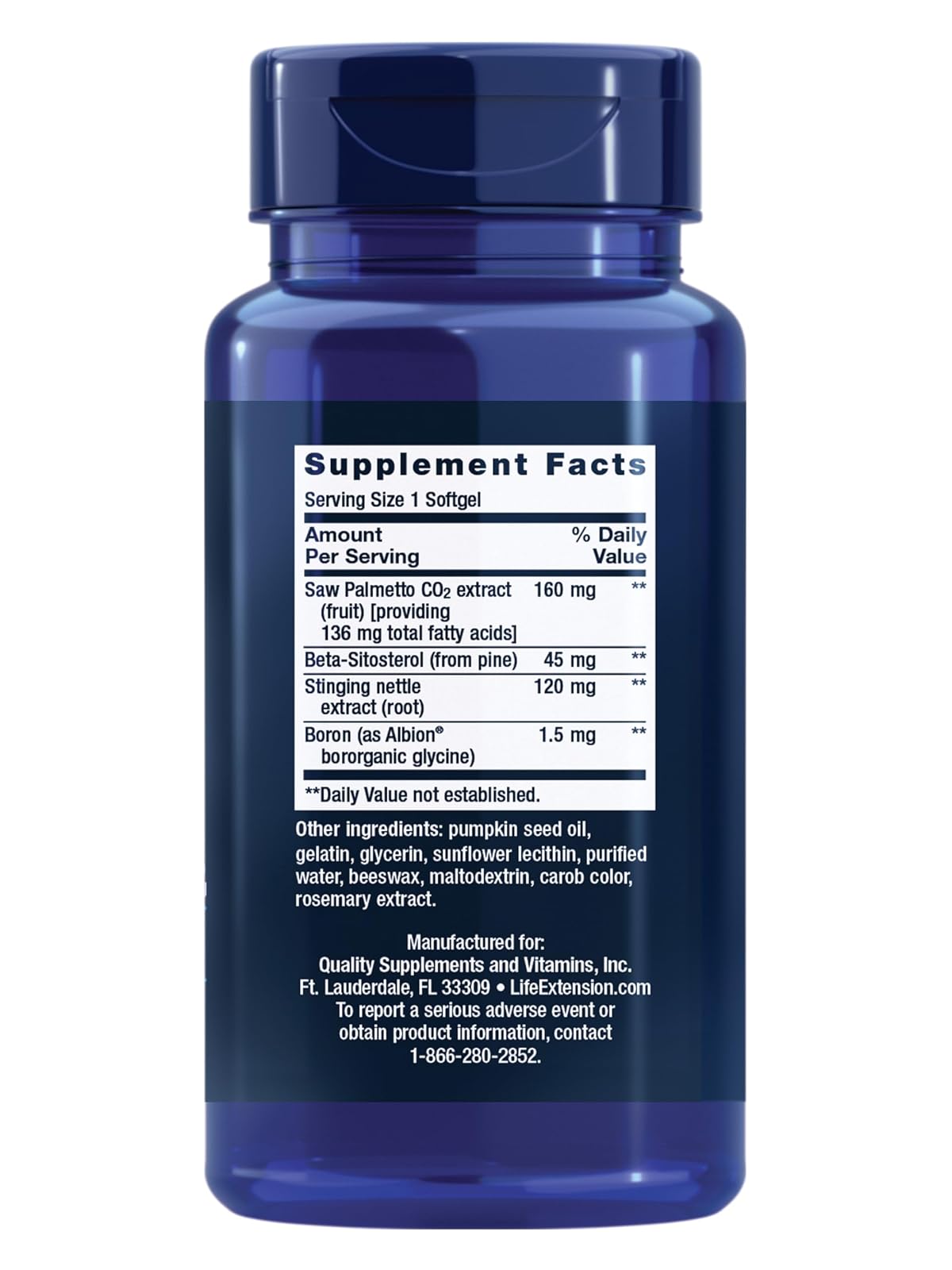 natural saw palmetto supplement