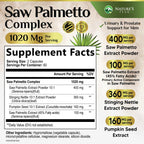 natural saw palmetto supplement