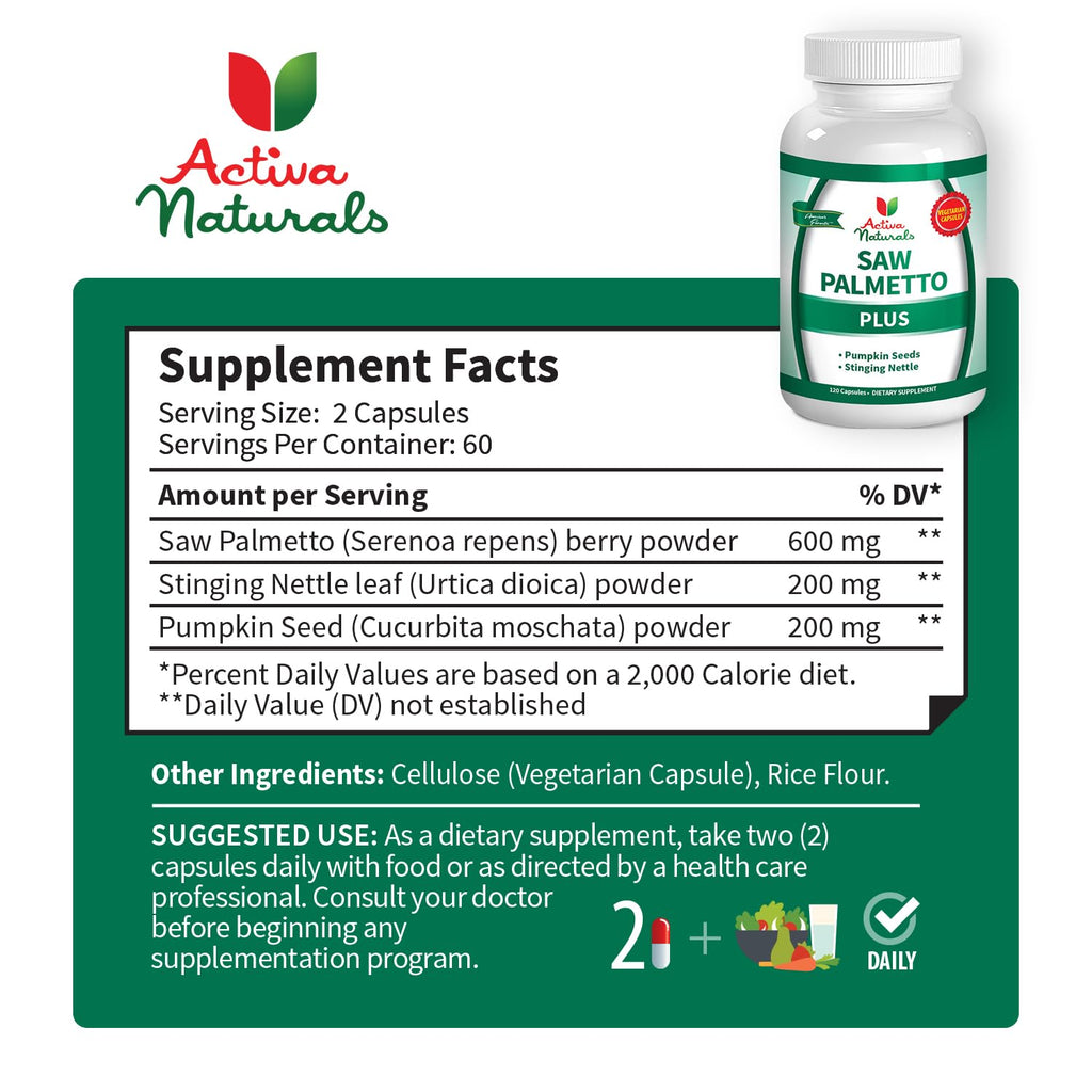 natural saw palmetto supplement