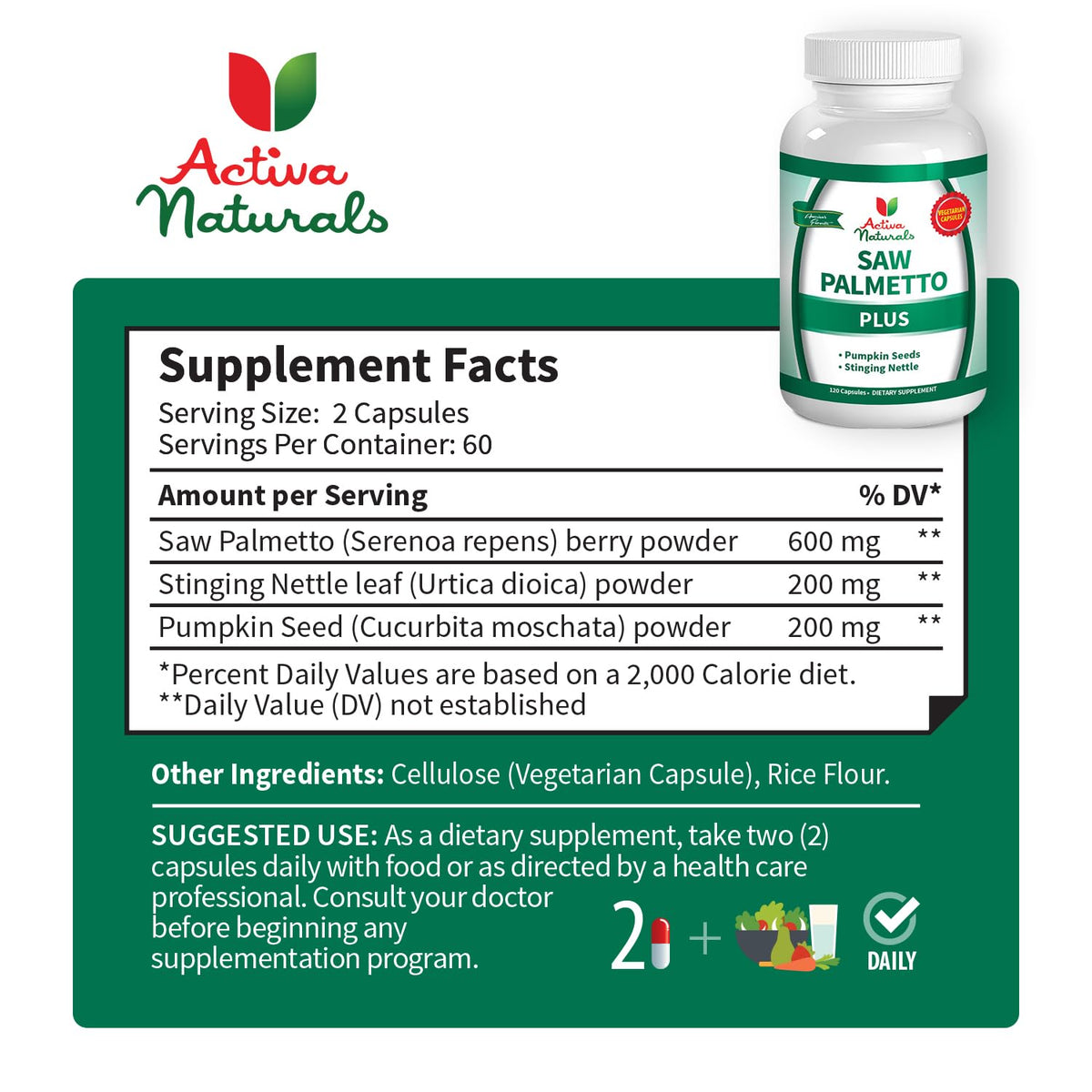 natural saw palmetto supplement