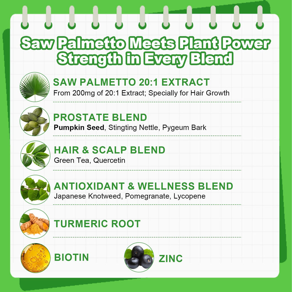 natural saw palmetto supplement