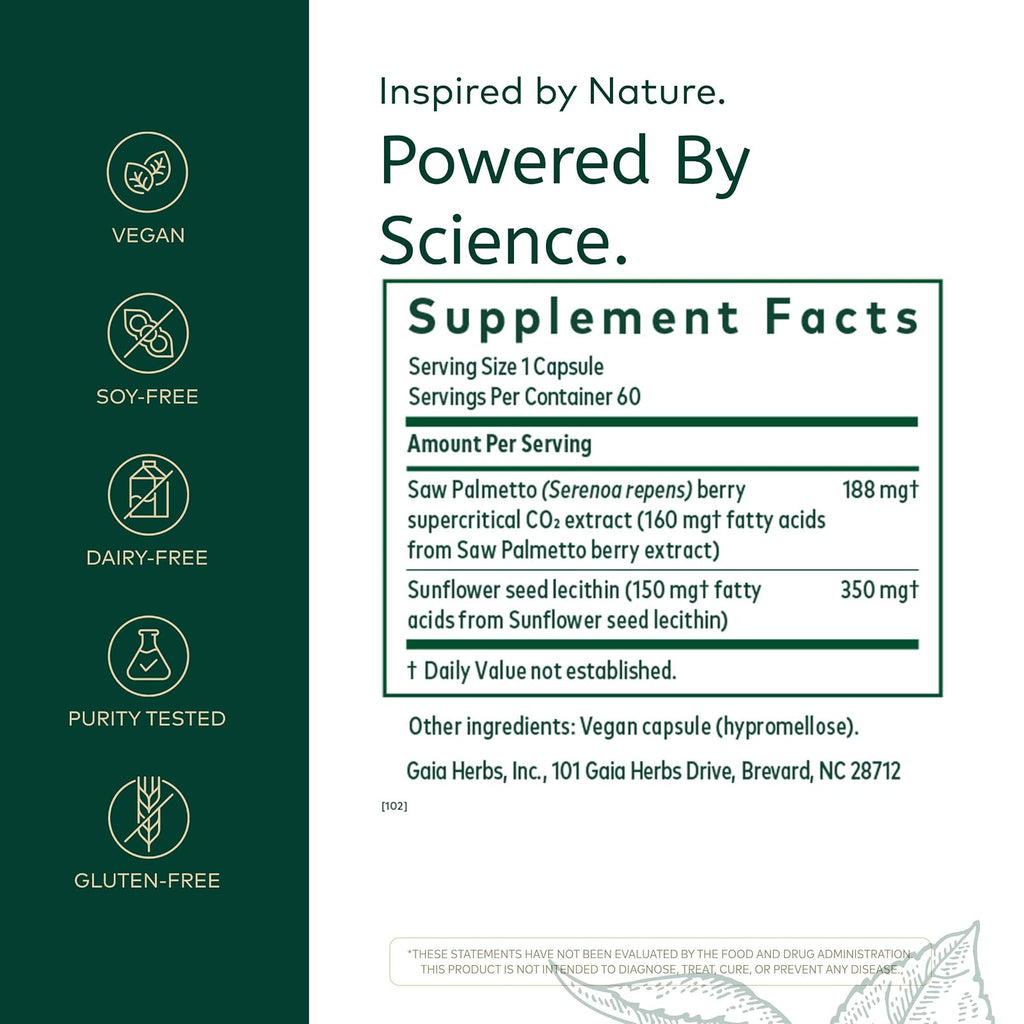 natural saw palmetto supplement