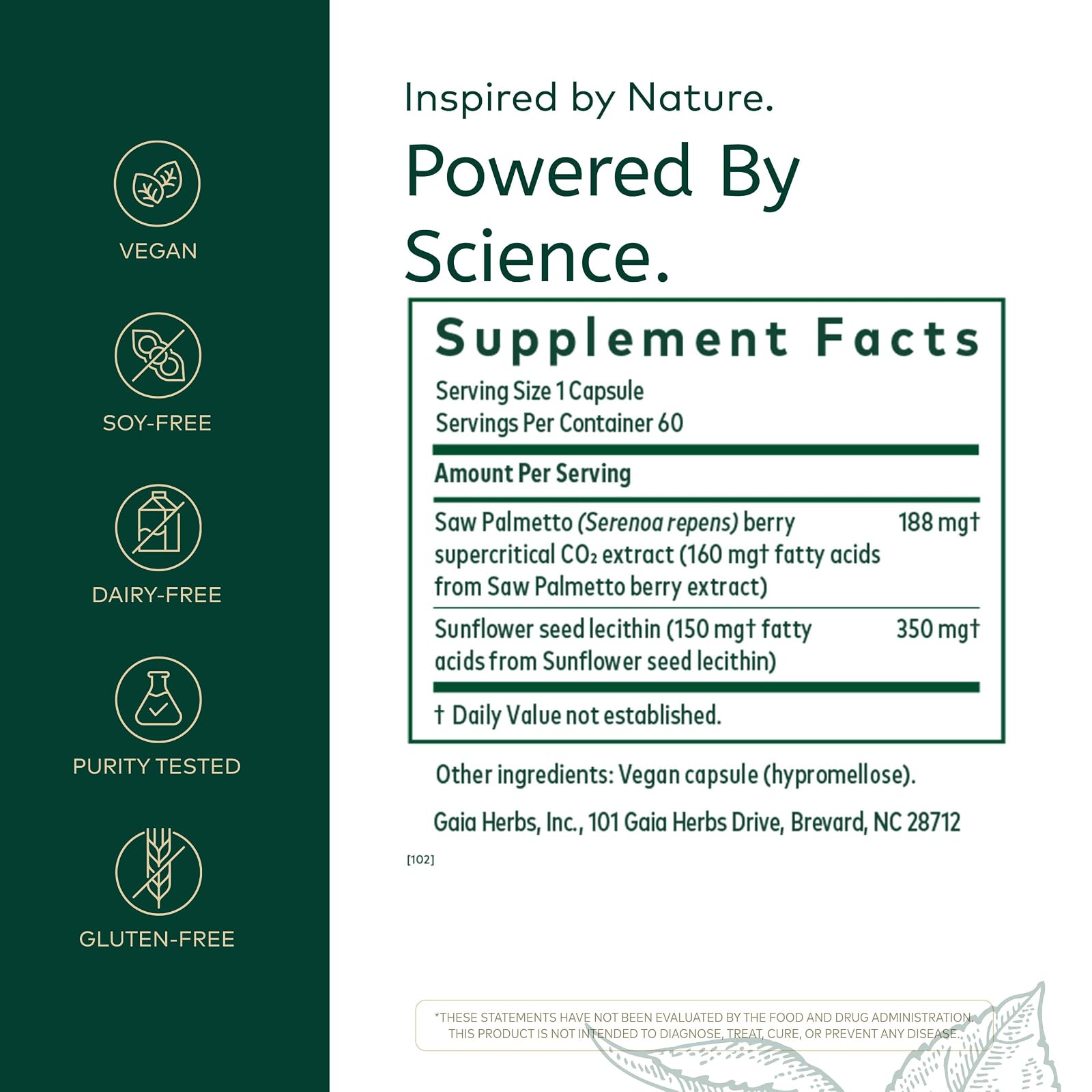 natural saw palmetto supplement