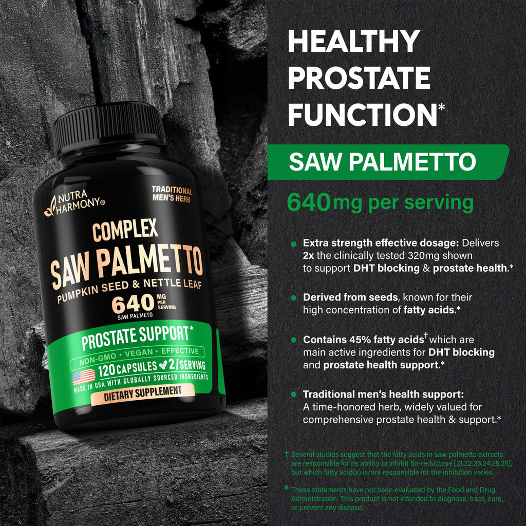 natural saw palmetto supplements