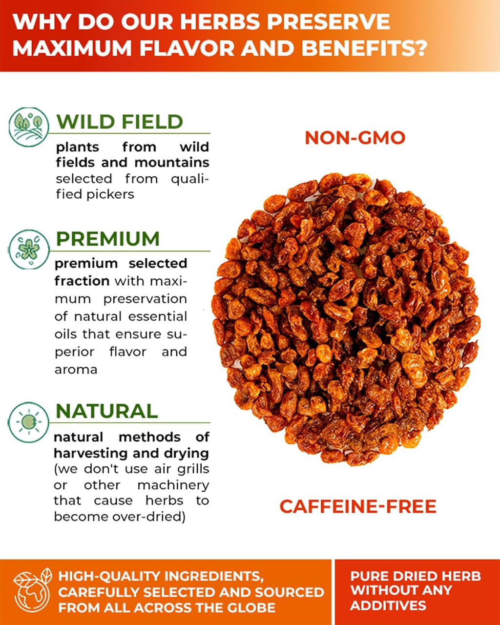natural sea buckthorn herbal infusion