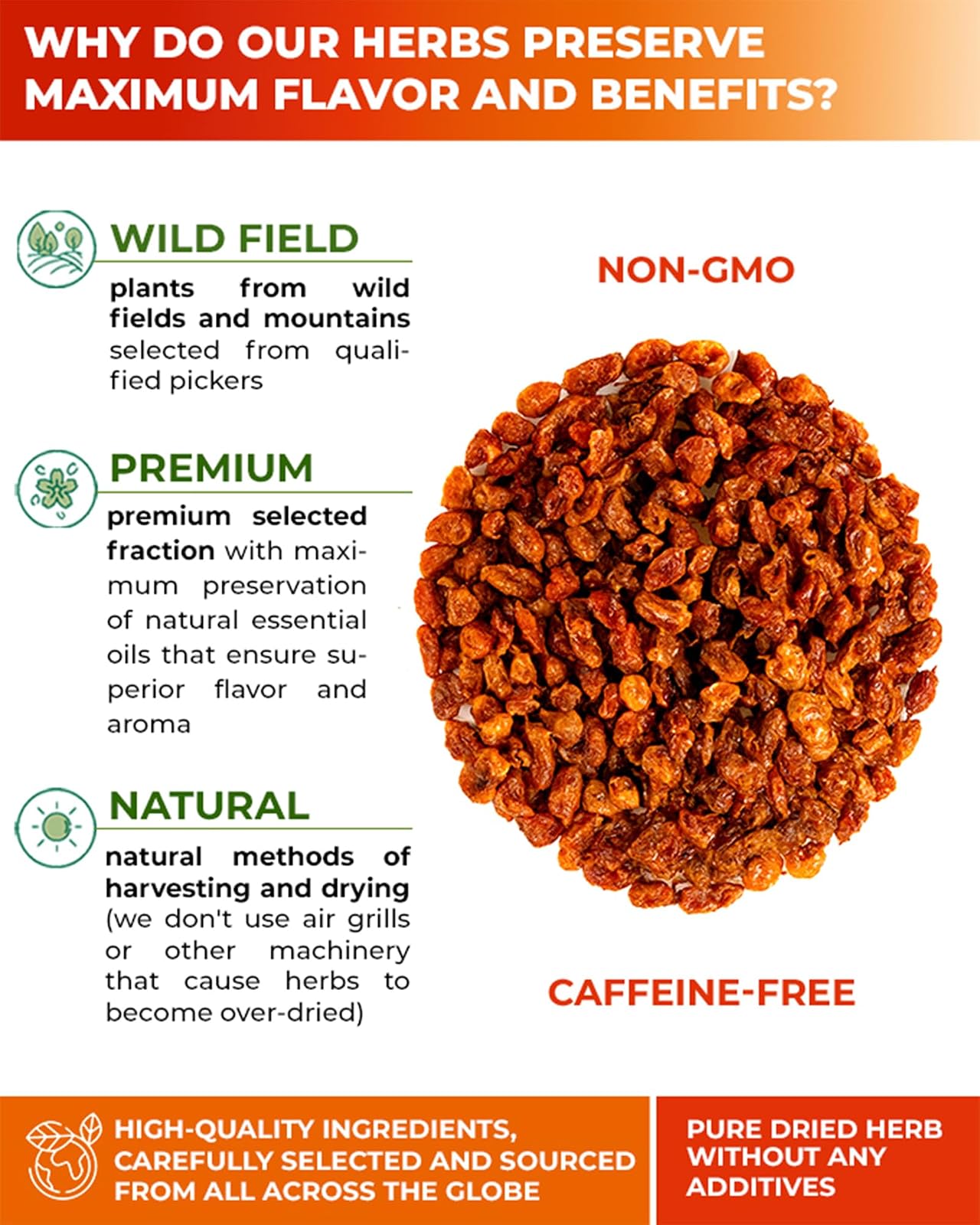 natural sea buckthorn herbal infusion