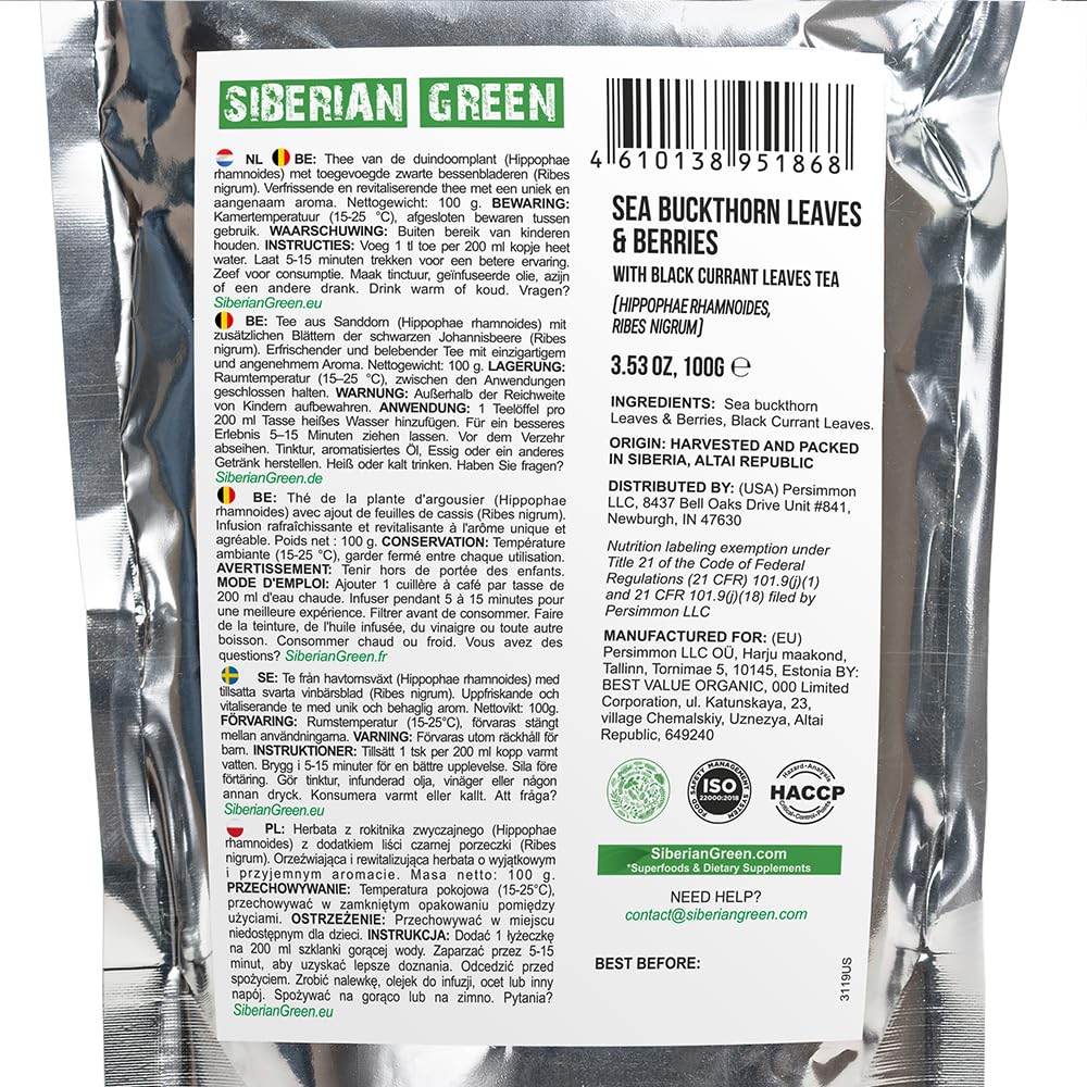 natural Sea Buckthorn tea for wellness