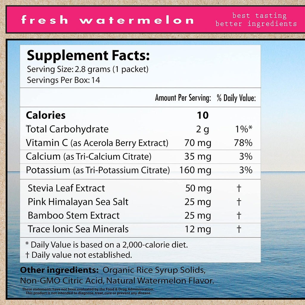 natural sea mineral electrolyte supplement