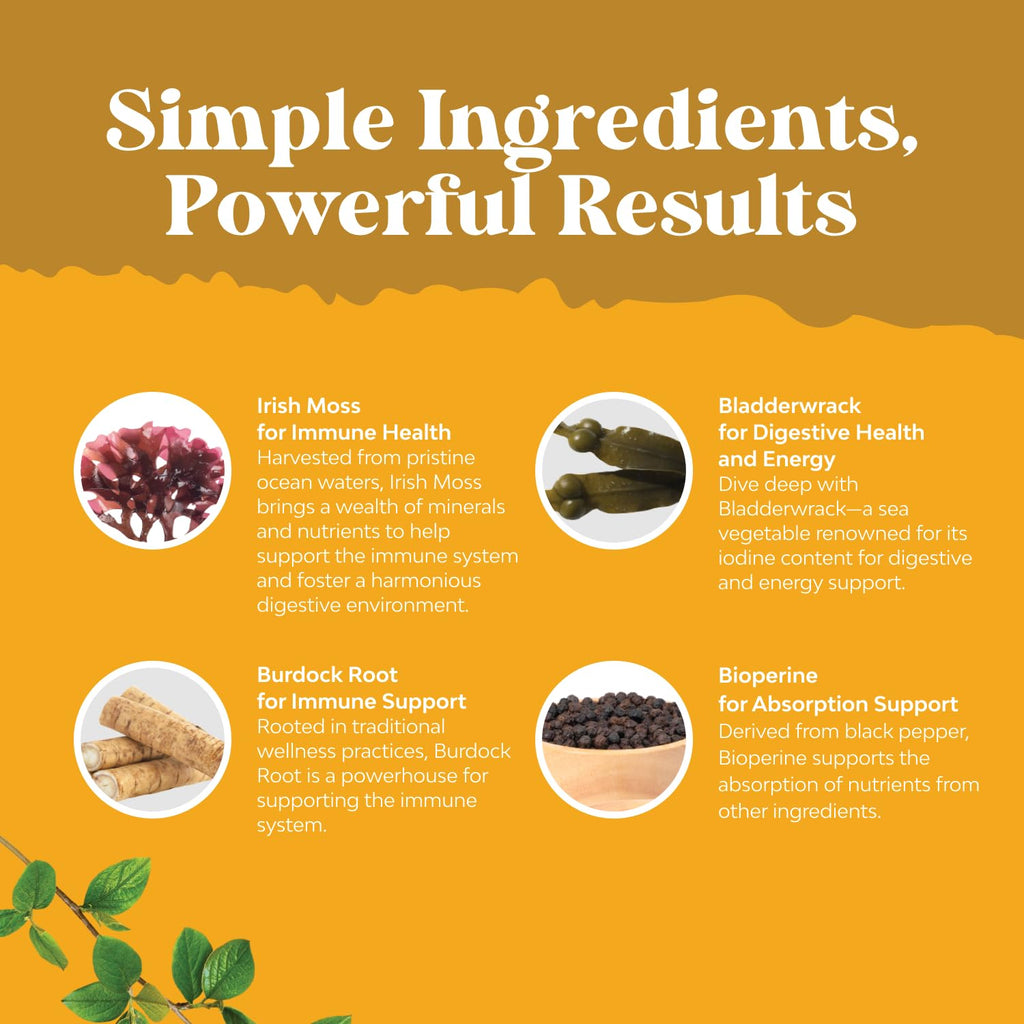 natural sea moss capsules for vitality