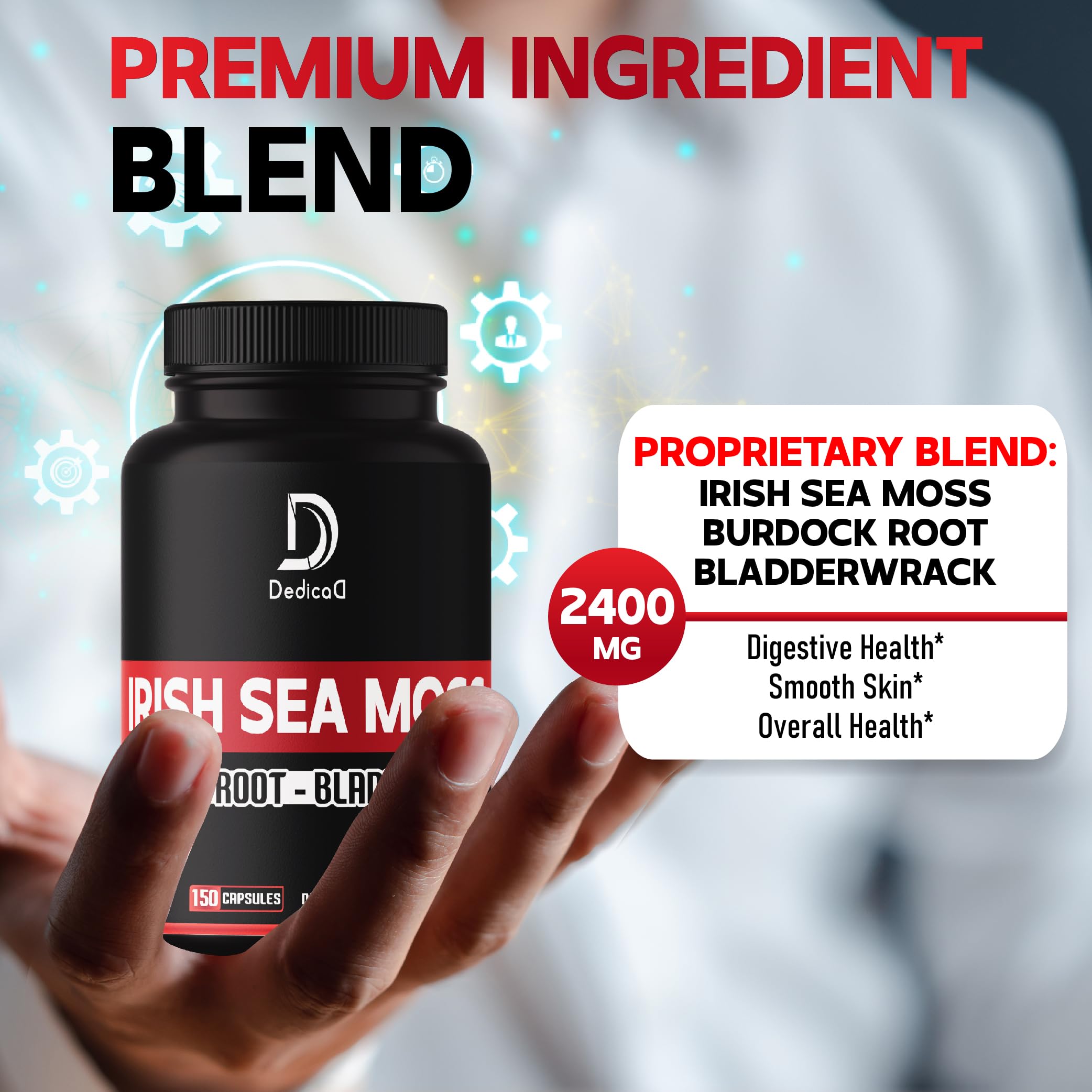 Natural sea moss for overall health