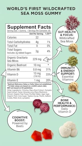 Natural sea moss for overall wellness