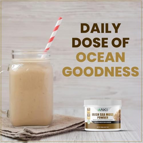 Natural sea moss for skin health