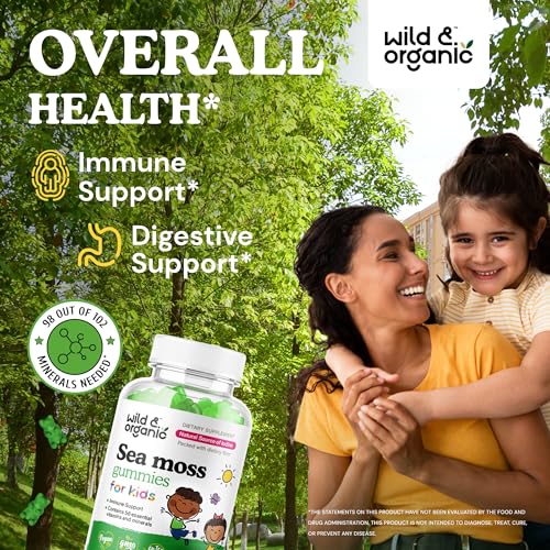 Natural sea moss gel chews for kids