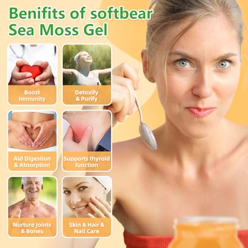 Natural sea moss gel for energy