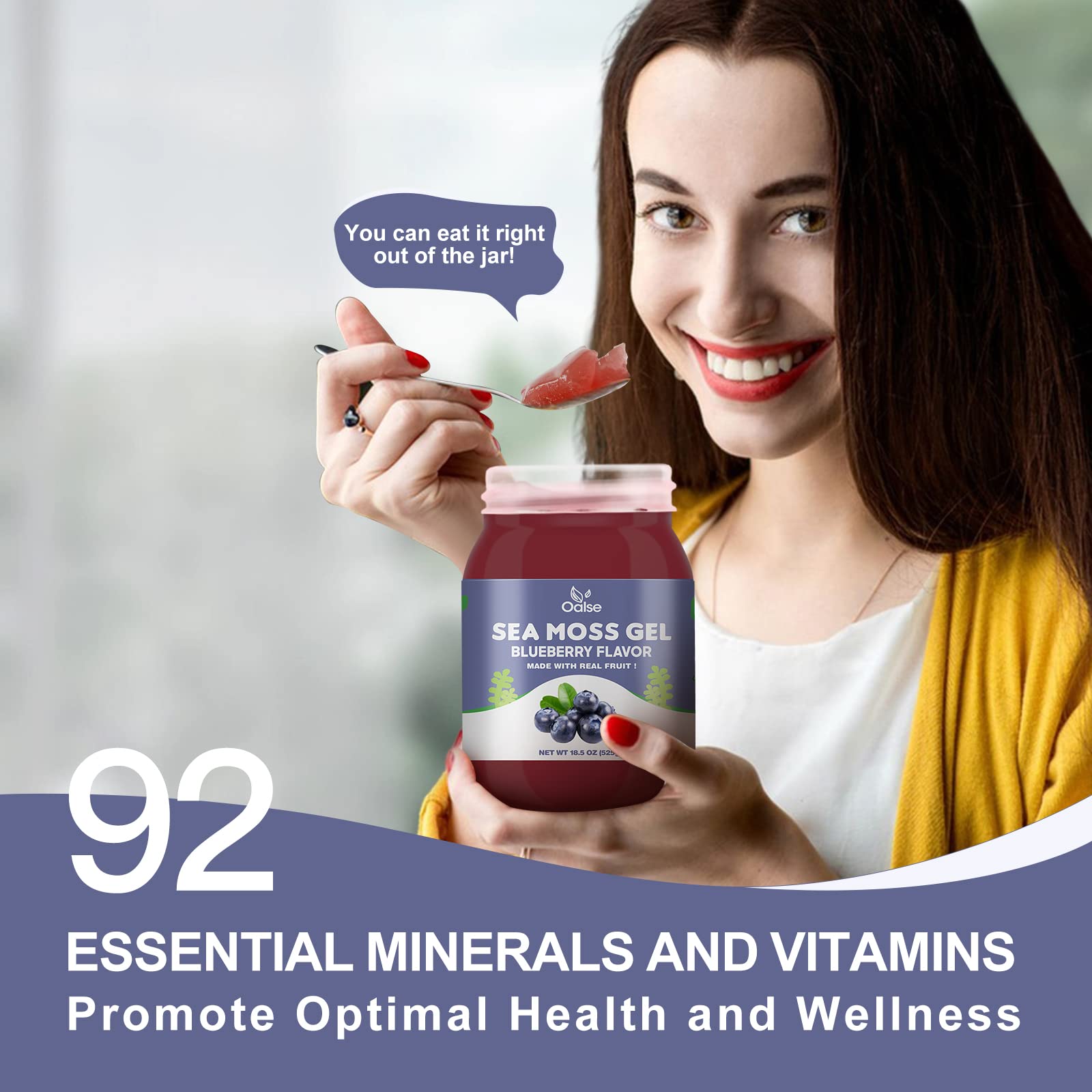 natural sea moss gel for smoothies