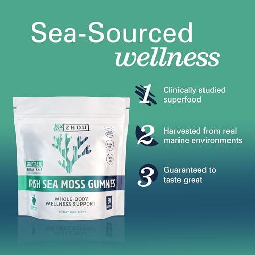 Natural sea moss gummies for wellness