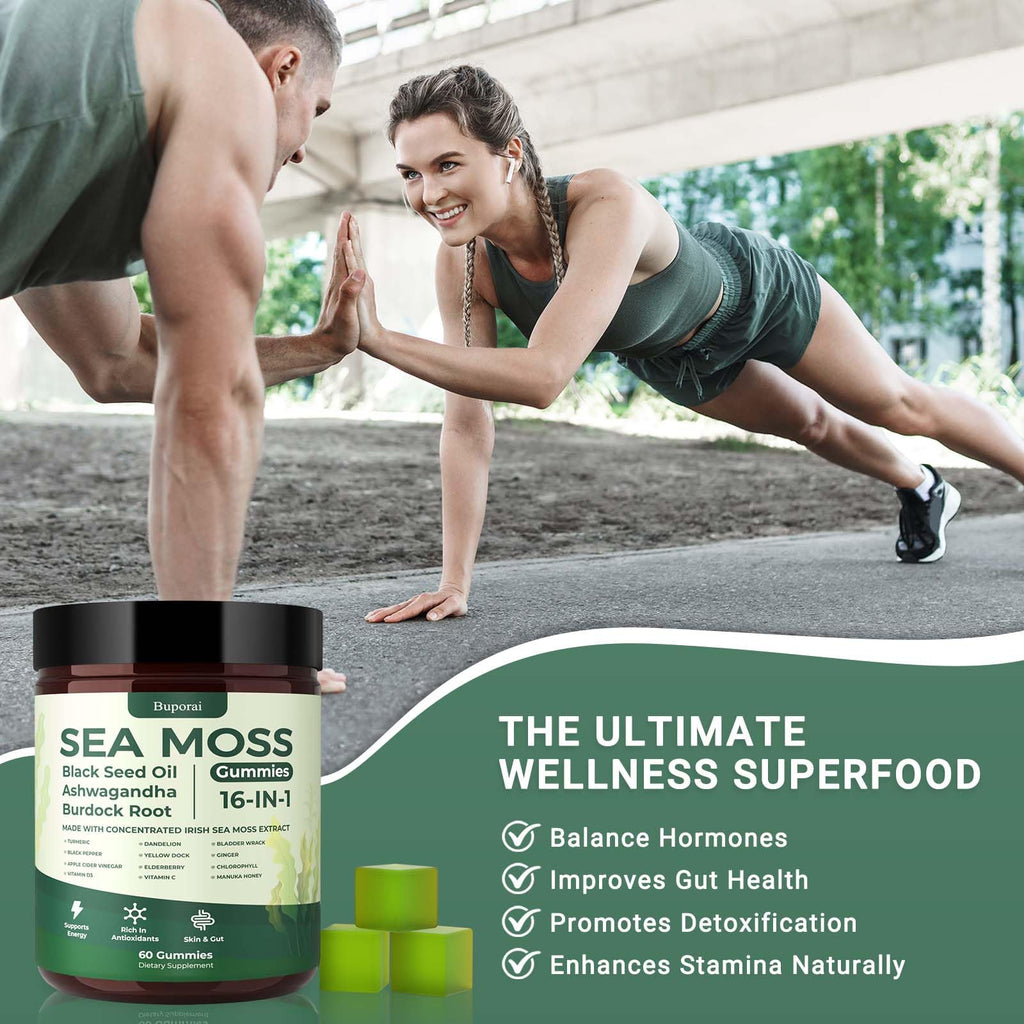 natural sea moss gummy supplements