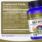 Natural sea moss health supplement