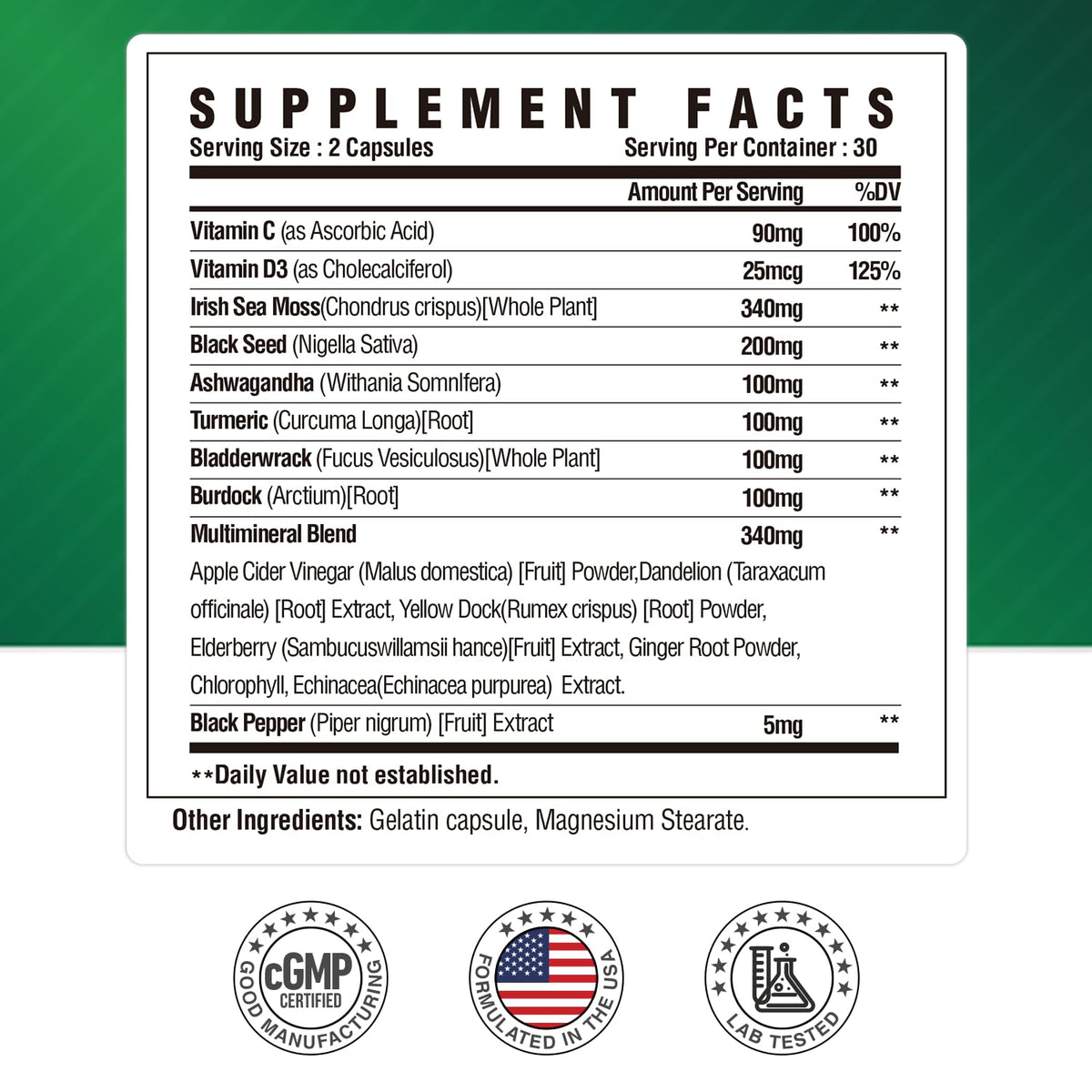 natural sea moss supplement benefits