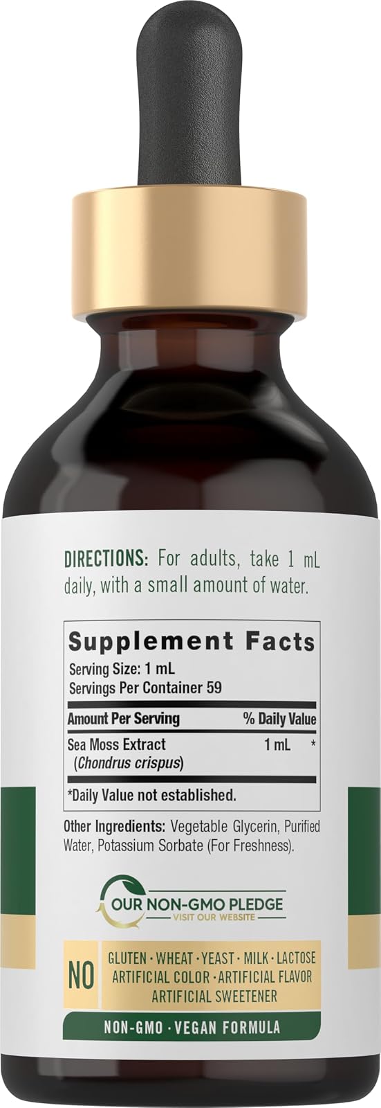 Natural sea moss supplement for wellness