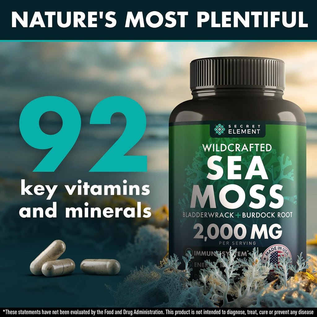natural sea moss supplement for wellness