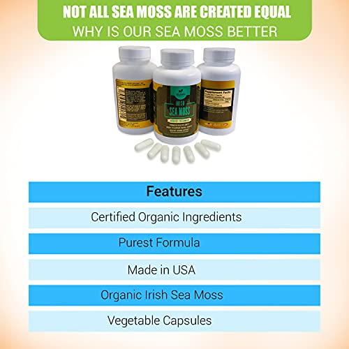natural sea moss veggie caps
