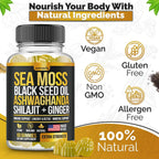 natural sea moss with black seed oil