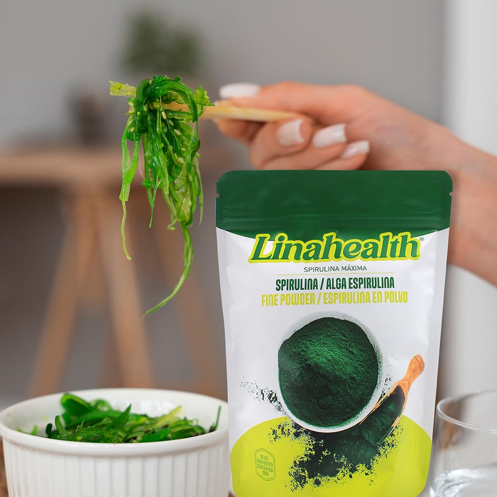 natural seaweed spirulina for energy