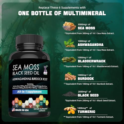 natural seaweed supplements with burdock root