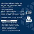 Natural selenium for healthy aging