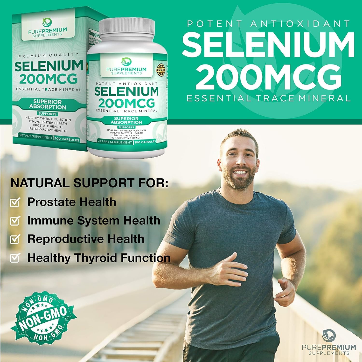 Natural selenium for immune boost