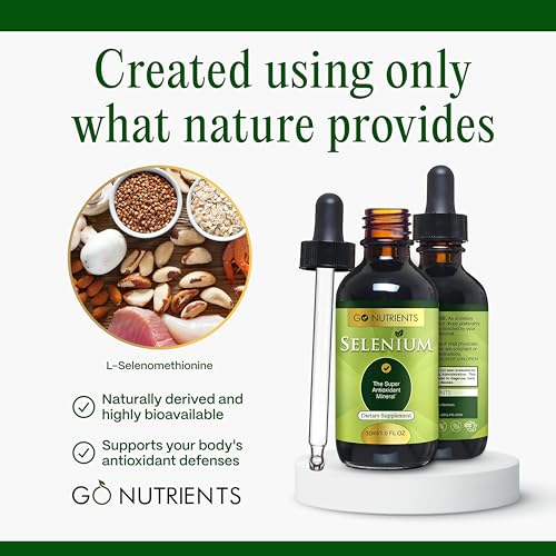 natural selenium liquid for antioxidant support