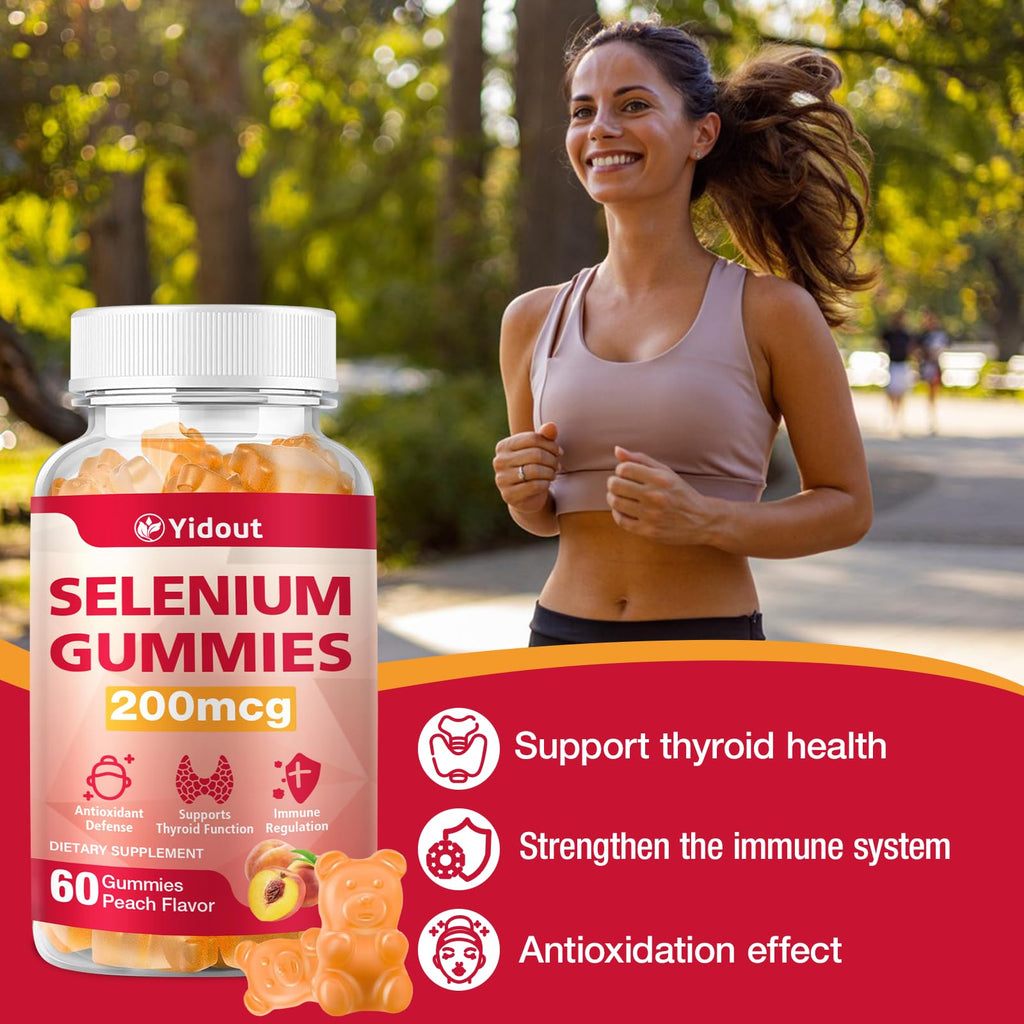 Natural selenium supplement for antioxidant support
