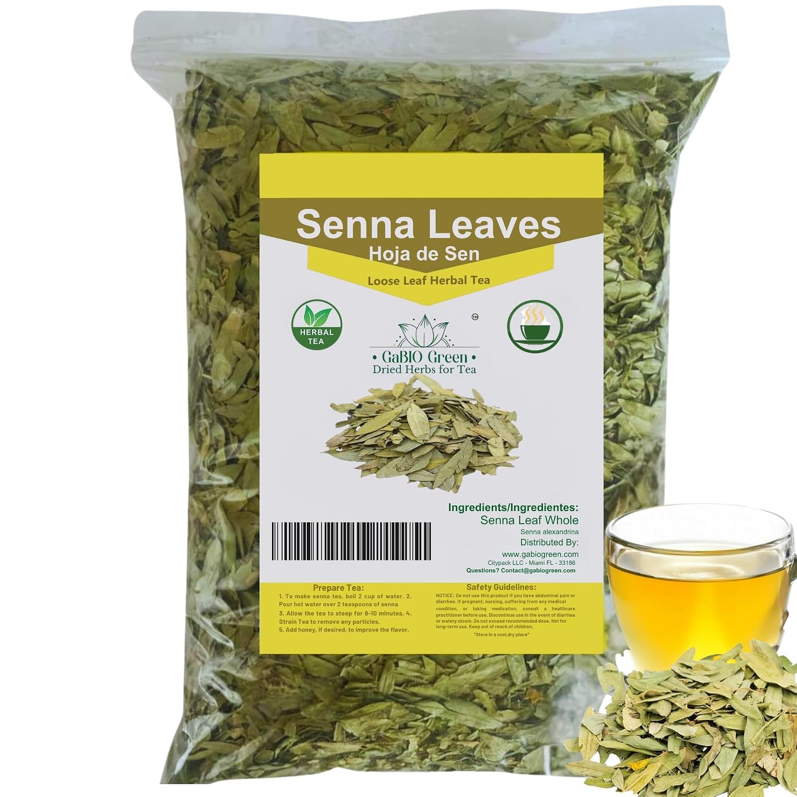 natural senna leaves herbal tea