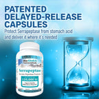 Natural serrapeptase for digestive health