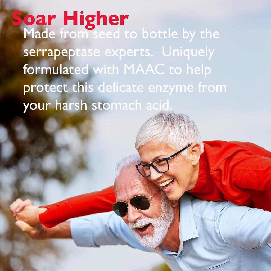 Natural serrapeptase for gut health