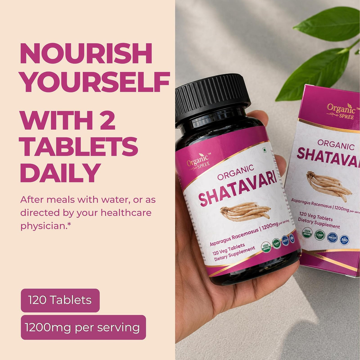 Natural Shatavari for hormonal balance
