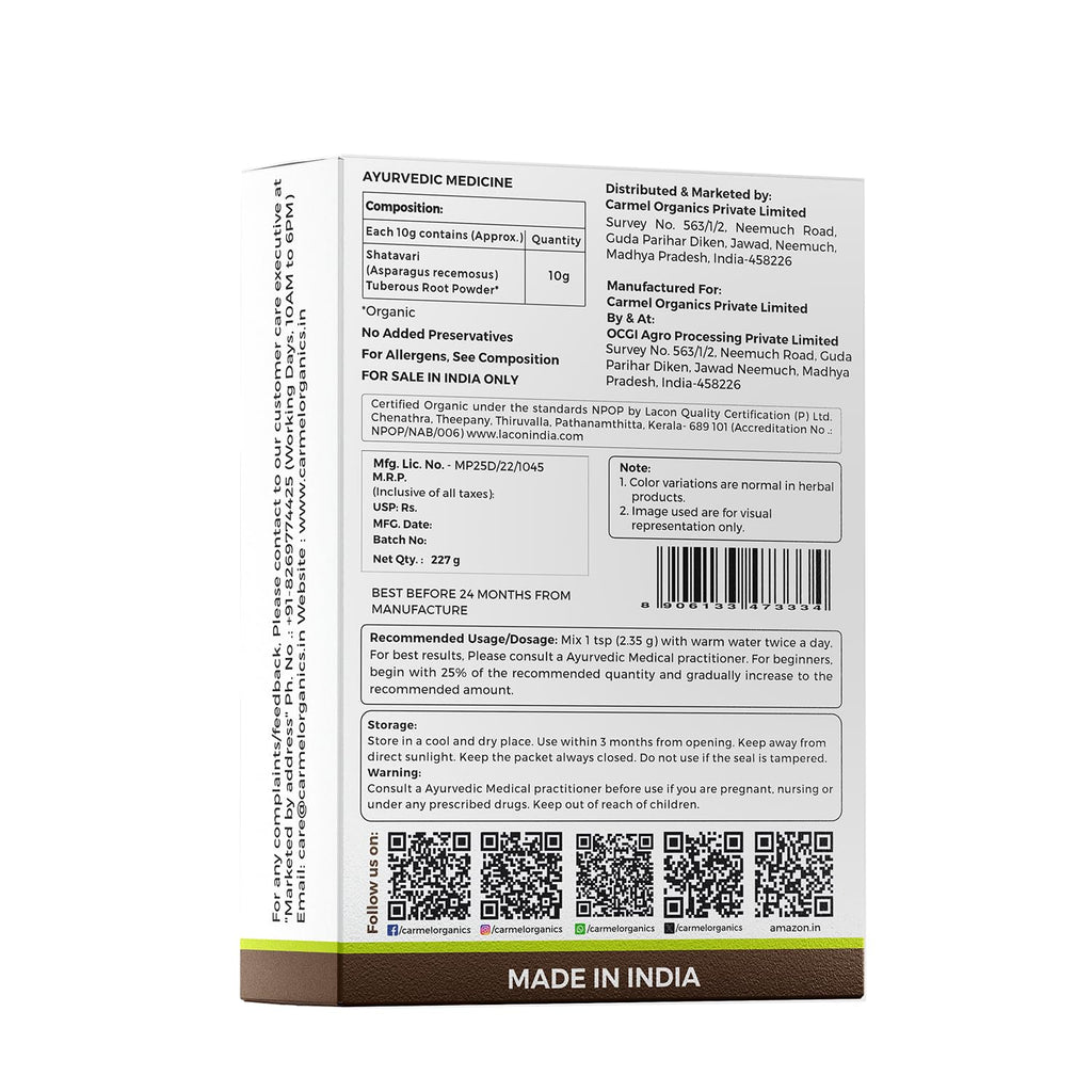 natural shatavari powder for vitality
