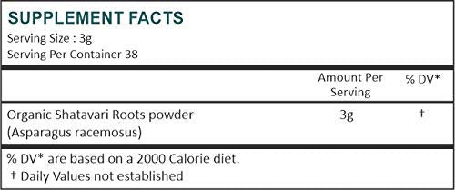 Natural shatavari supplement for stamina