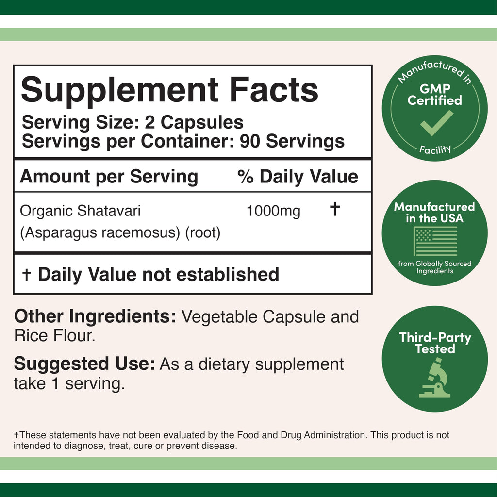 natural shatavari supplement for vitality