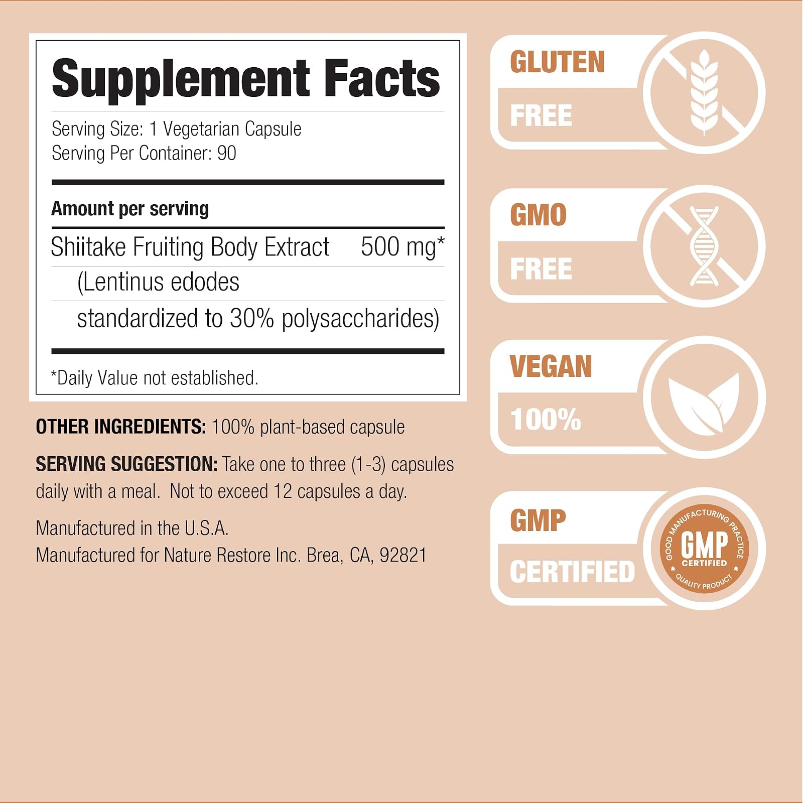 natural shiitake mushroom extract for wellness
