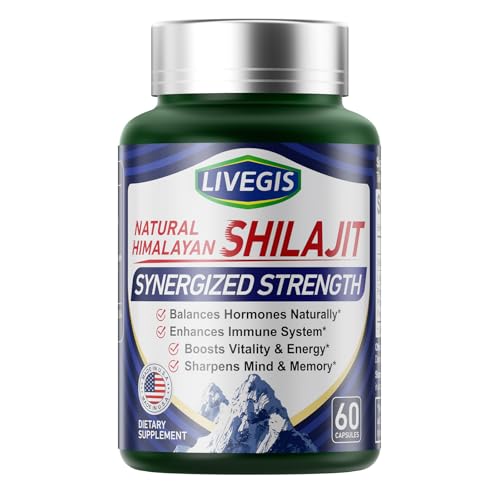 Natural shilajit capsules for immunity boost