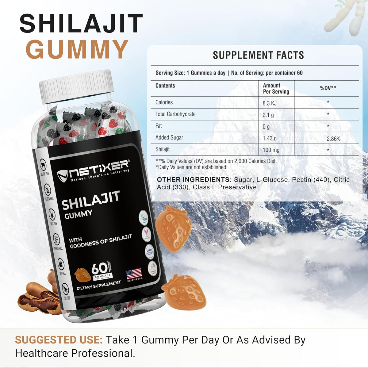 Natural Shilajit extract health benefits