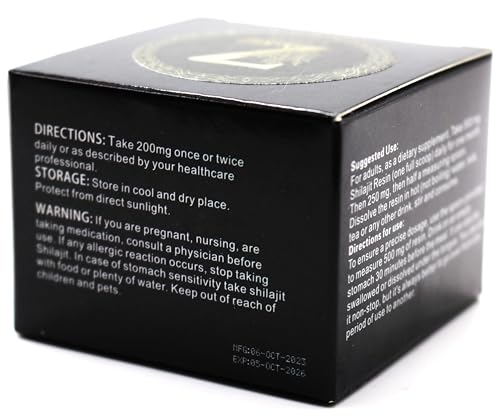 Natural shilajit for overall health