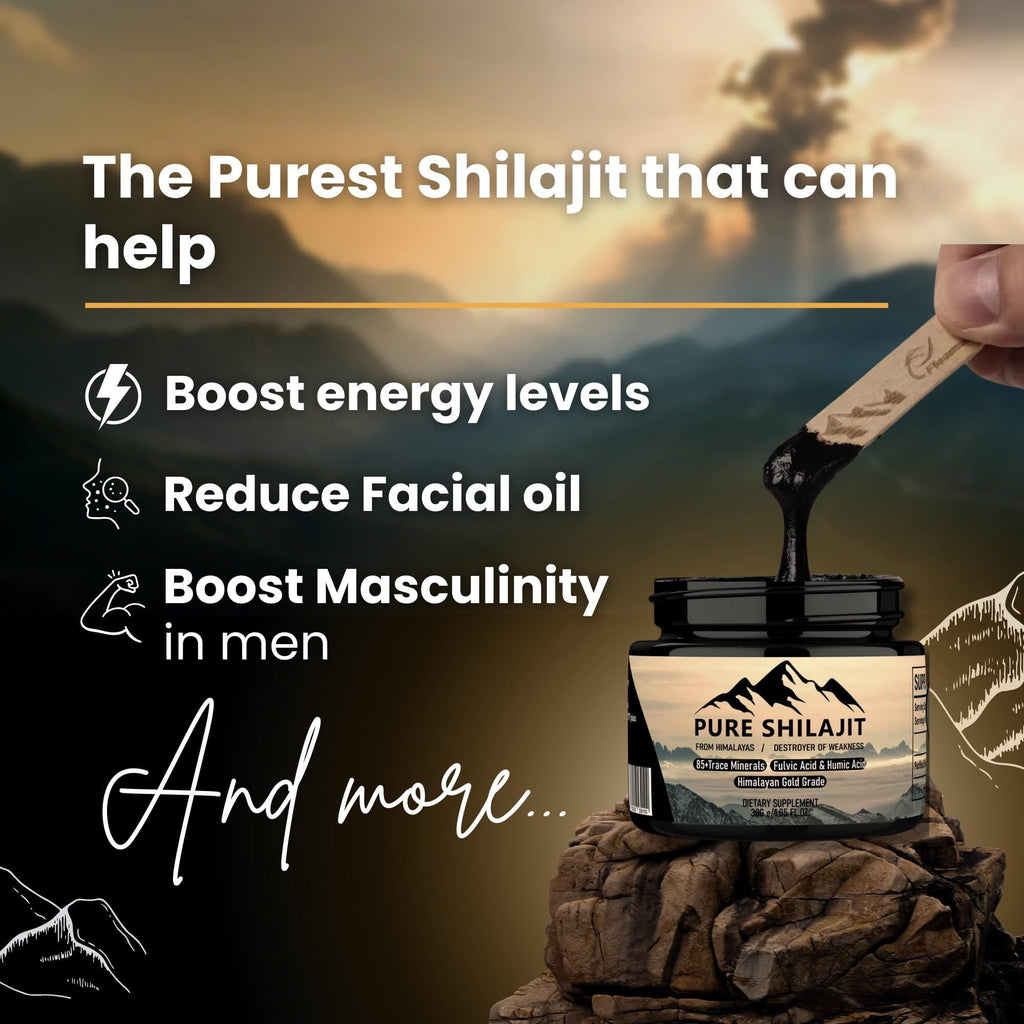 natural shilajit for strength enhancement