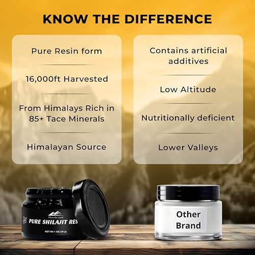 natural shilajit for stress relief