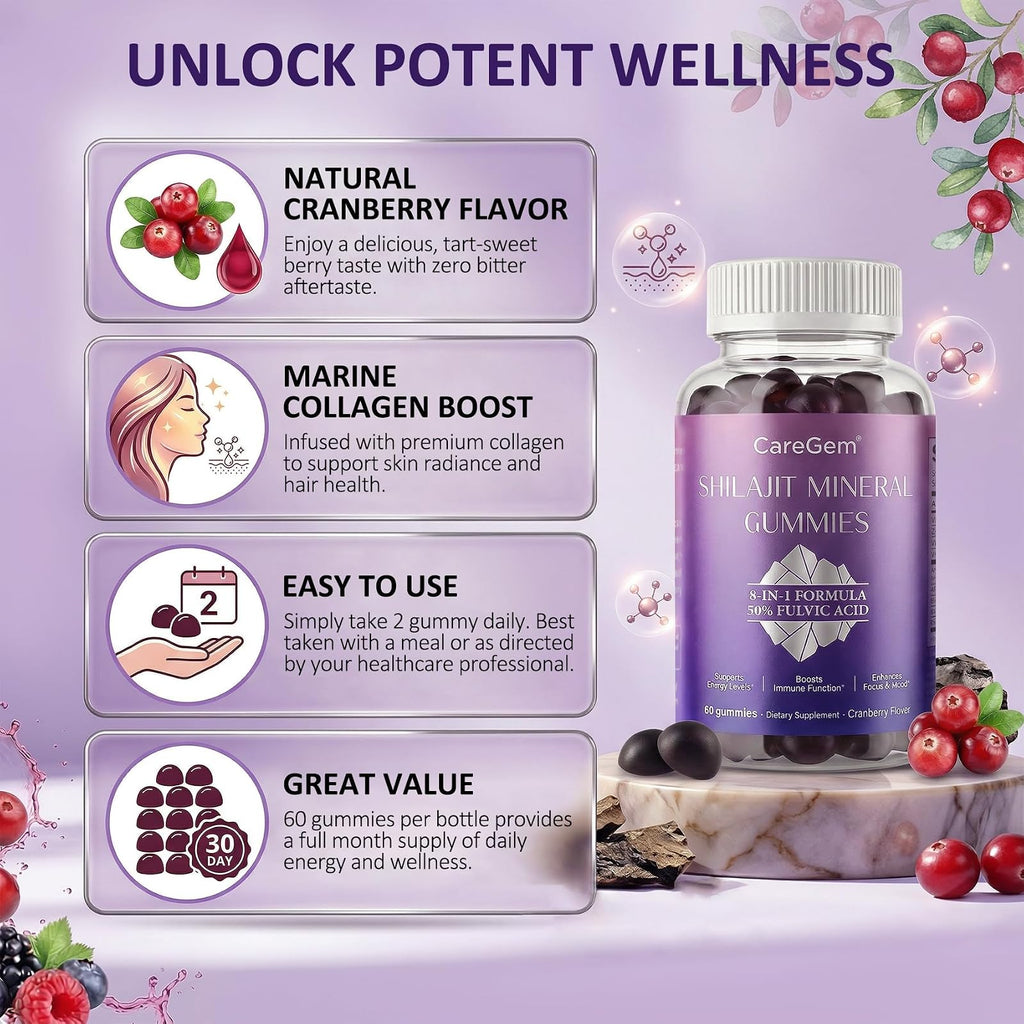 natural shilajit gummies for daily use