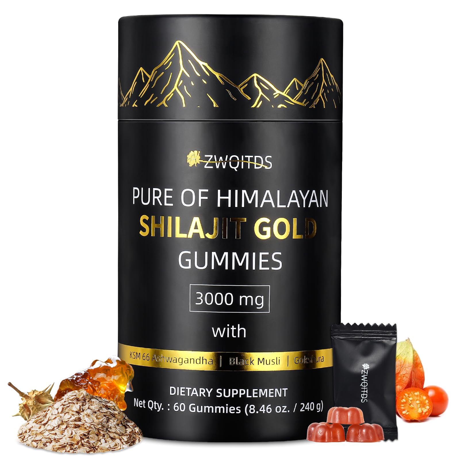 natural shilajit gummies for energy