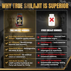 Natural shilajit gummies for immune support